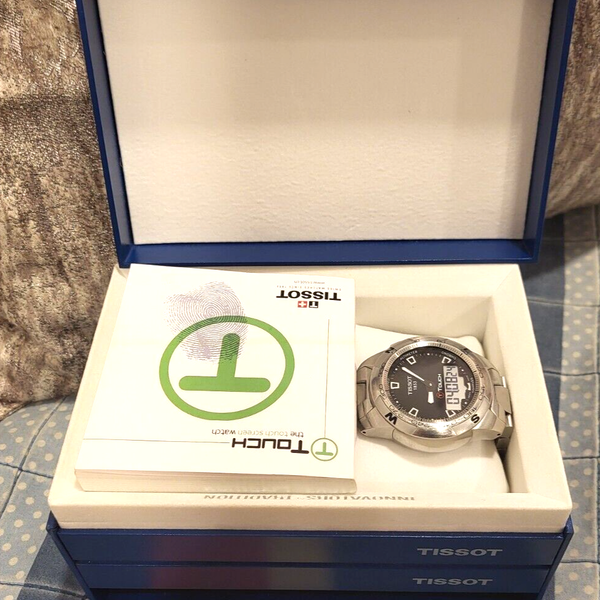 Tissot T-Touch 2 Limited Edition Swiss Men's Watch T047420A In Box with ...