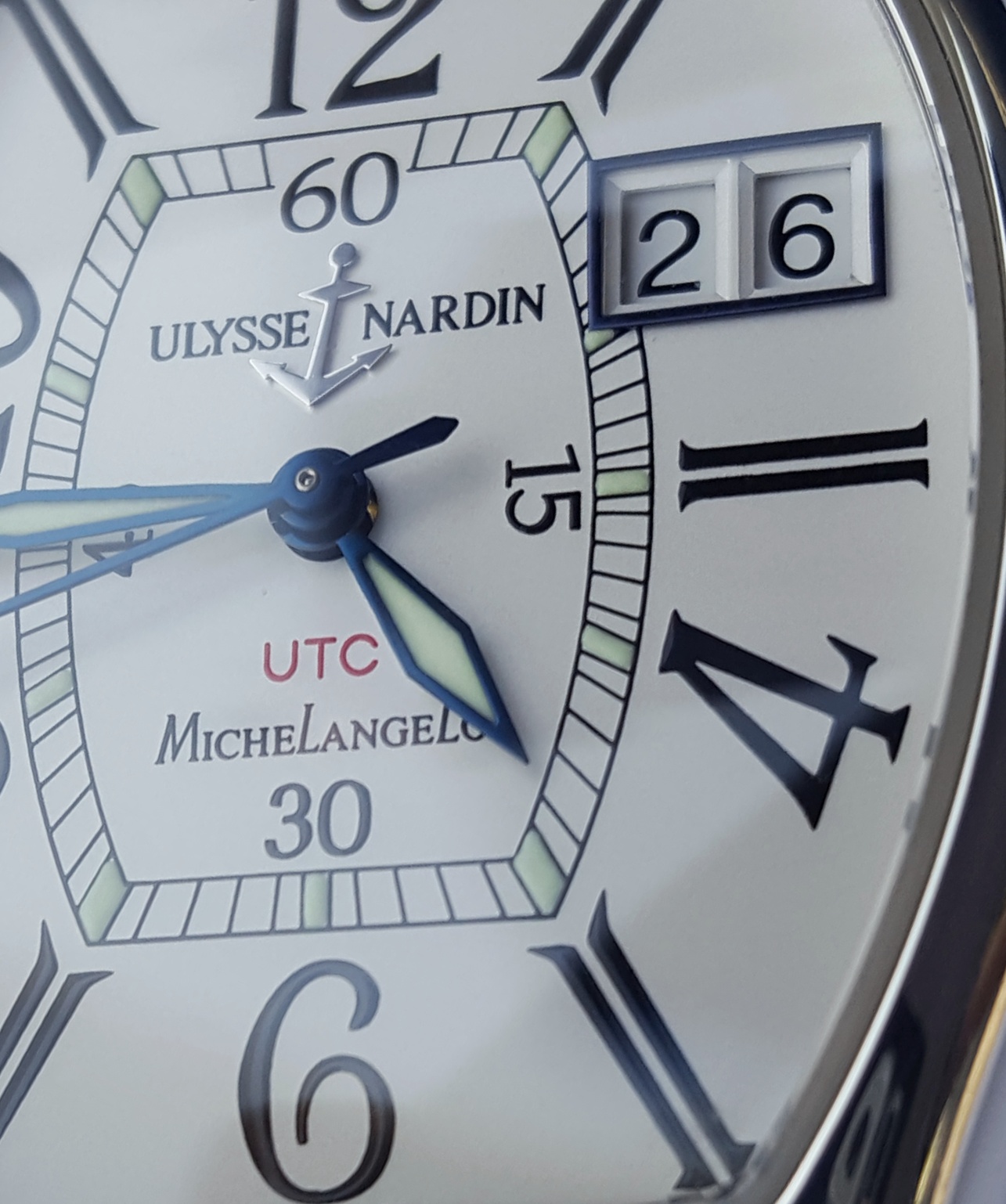 [WTS] Ulysse Nardin - Michelangelo UTC - Box and Papers | WatchCharts