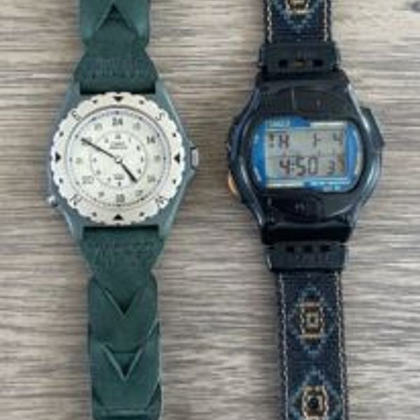 Vintage Timex Watches - Adventurer and Stealth Indiglo - New Batteries ...