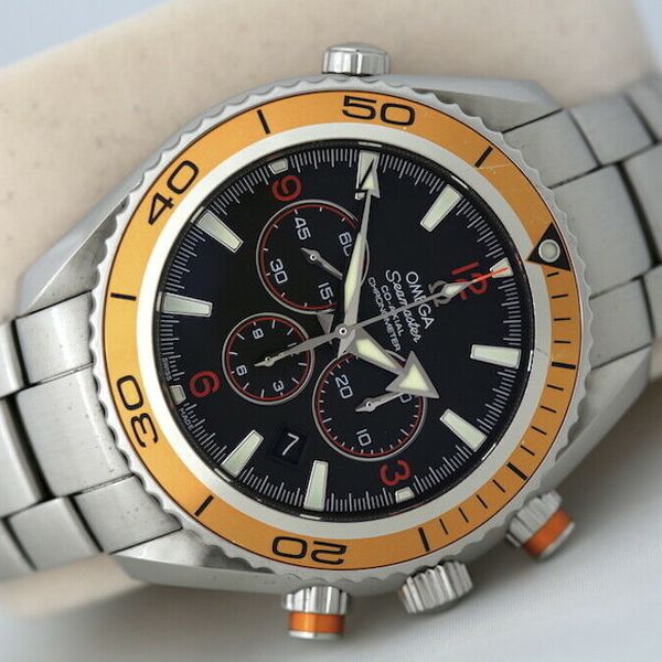 Omega Seamaster Planet Ocean 46mm Chronograph Co-Axial Watch (2012 ...