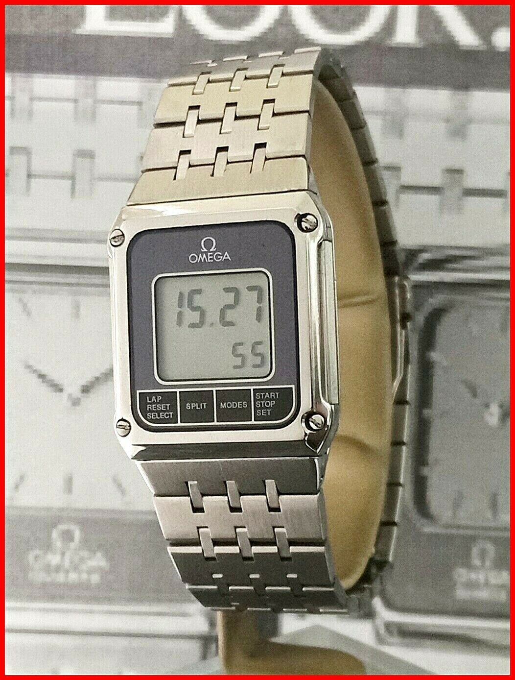 Original Omega Equinoxe 186.0013 Reverso ANA-DIGI 1655 Chrono Quartz ...