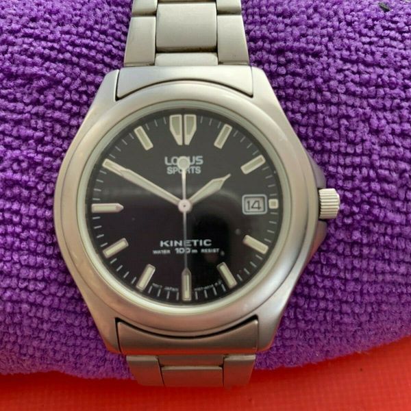 GENTS LORUS SPORTS KINETIC BY SEIKO YT57-X001 Stainless Steel Low ...