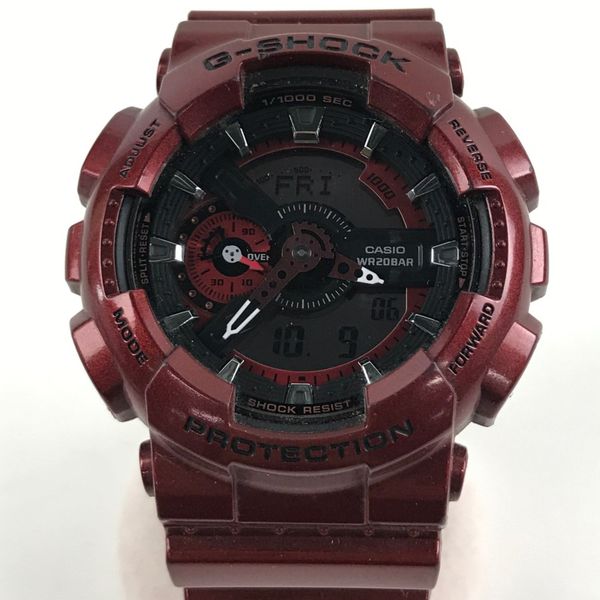 [Used] CASIO Quartz watch, G-SHOCK / Digiana /-/ RED / RED [Clothing ...