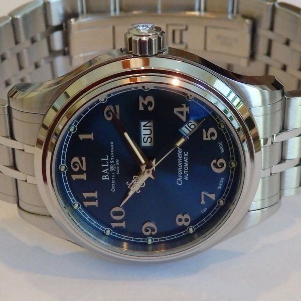 FS Trainmaster Cleveland Express Blue Dial Automatic Men's Watch Item ...