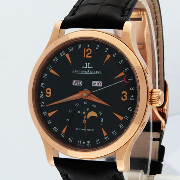 FS: Jaeger LeCoultre 18K Rose Gold Master Moon Triple Calendar 37mm Ref ...