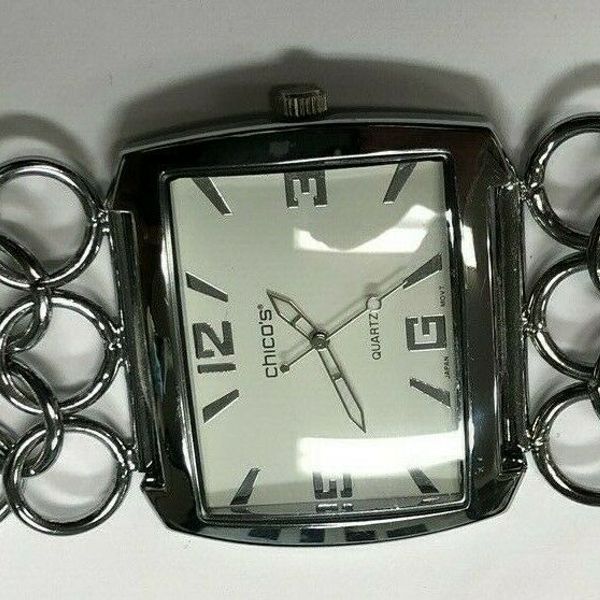 Chico’s Quartz Ladies Watch SR626SW Stainless Steel Back Japan Movement ...