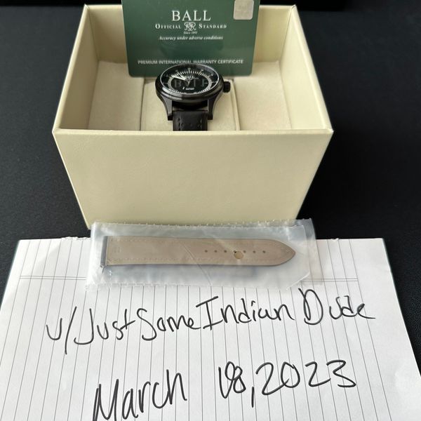 [WTS] Drop + BALL Watch Co. Night Train DLC | WatchCharts Marketplace