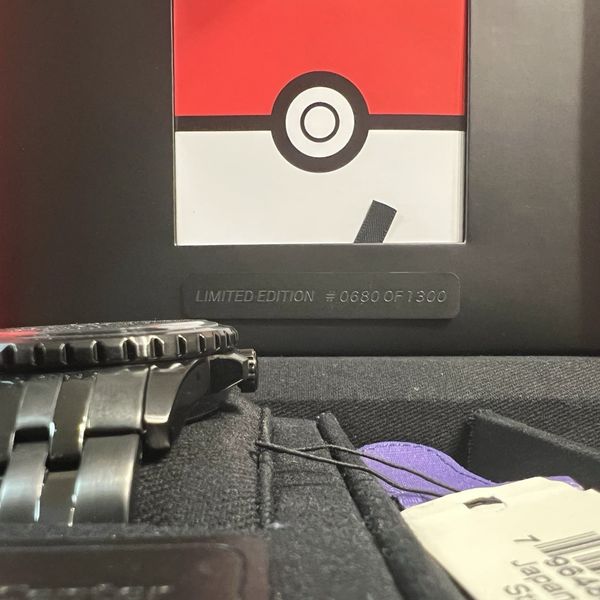 Pokemon Center x Fossil Gengar Watch Limited Edition (#680 out of 1300 ...