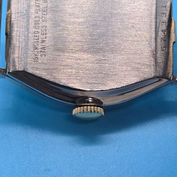 Benrus Vintage 17 Jewel Swiss Wristwatch with Ruby & Crystal Indices ...