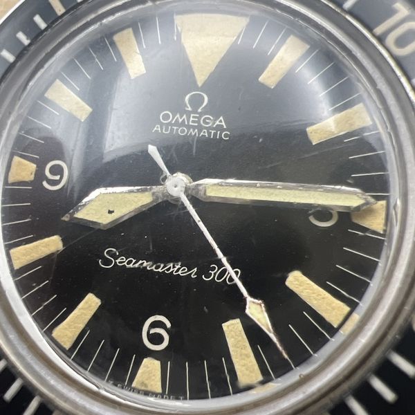 Omega Seamaster 300 Gents Stainless Steel Automatic Black Dial & Bezel ...