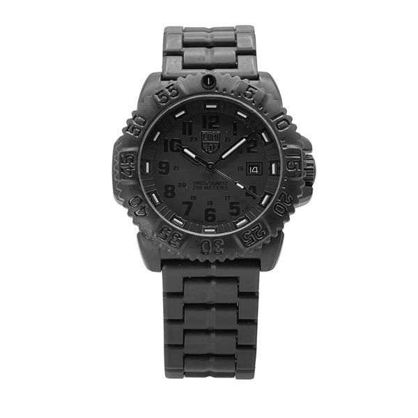 Luminox Navy Seal Colormark Carbonox 44mm Black Dial Quartz MensWatch ...