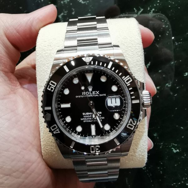 March 2024 Rolex Submariner 41 date steel black ceramic 126610ln ...