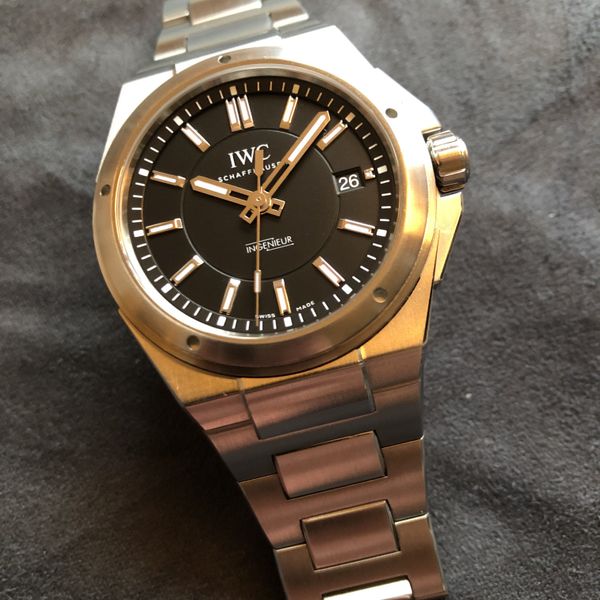 IWC Schaffhausen Ingenieur Automatic IW3239-02 - Black Dial - Full Kit ...