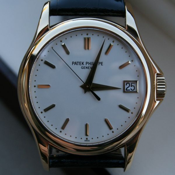 FS: Patek Philippe 5127J Calatrava 18kt Yellow Gold Mens Watch Complete ...