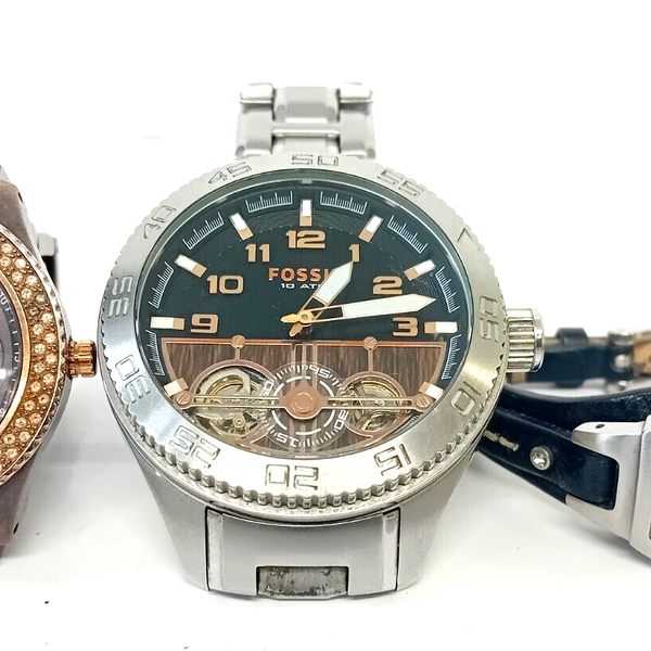 Fossil Watches Job Lot 3 Models Untested Quartz Fossil Watches Lot ...