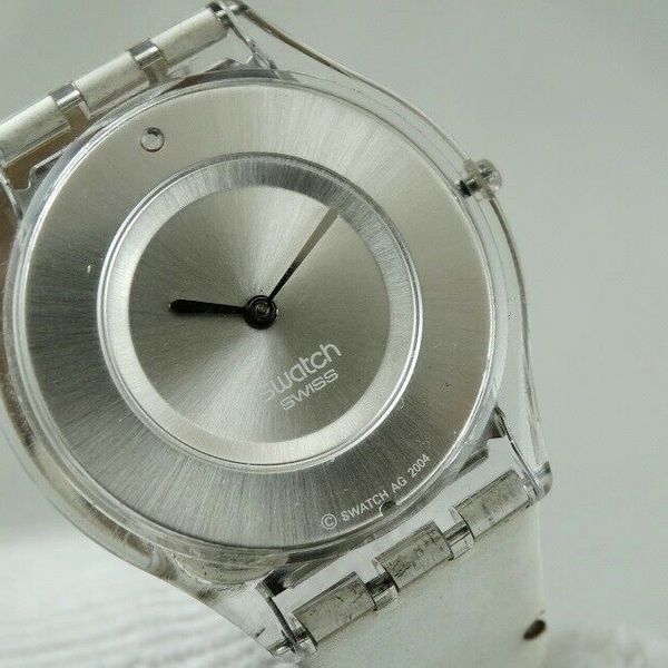 SWATCH AG 2004 Vintage Quartz Super Slim Swiss Ladies Diamond Skin ...