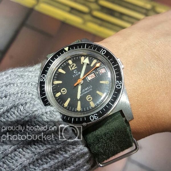 FS: Elgin Skindiver vintage automatic dive watch | WatchCharts
