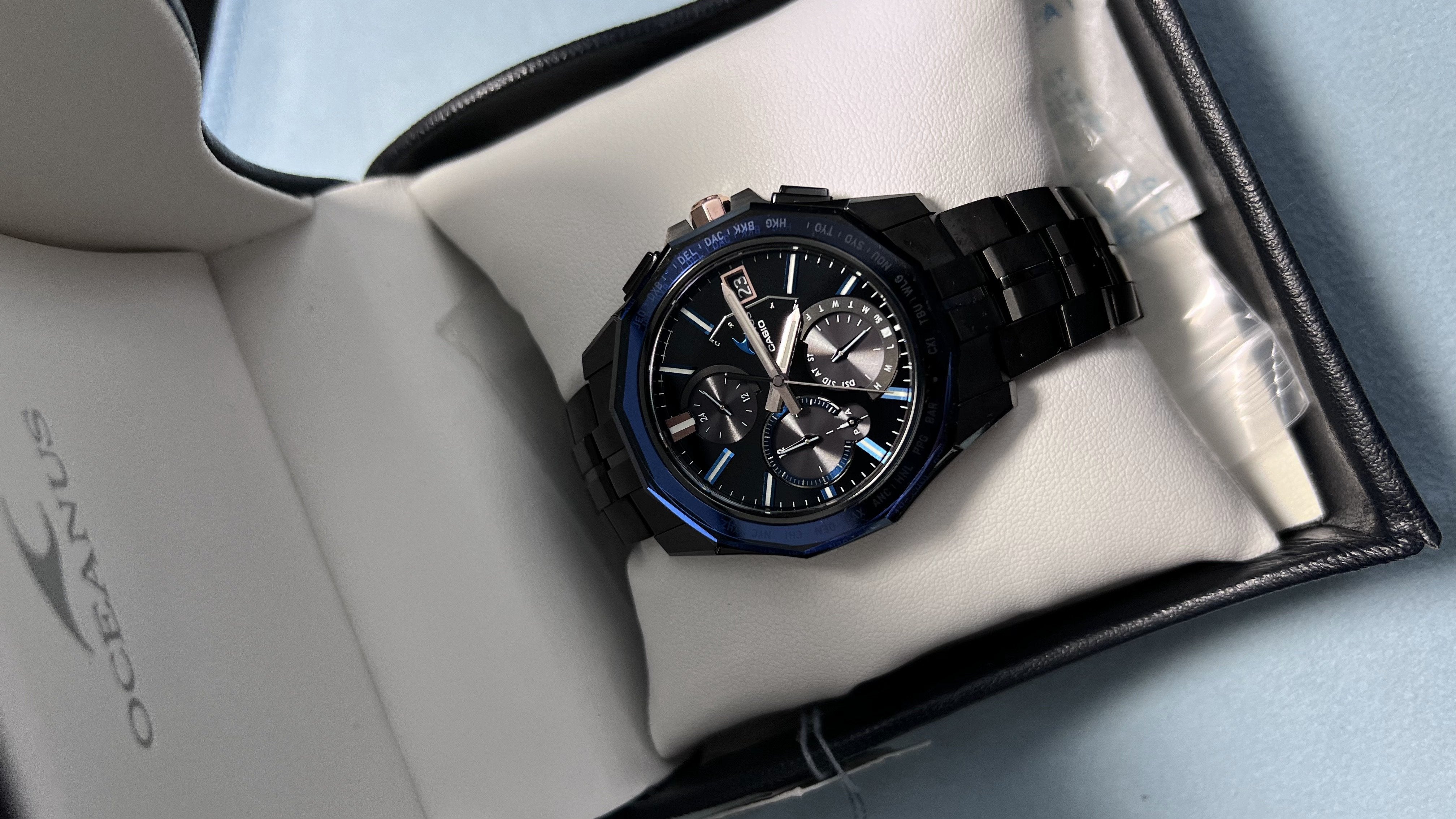 UPDATED [WTS] Casio Oceanus Titanium OCWS6000B-1AJF Black, 48% OFF