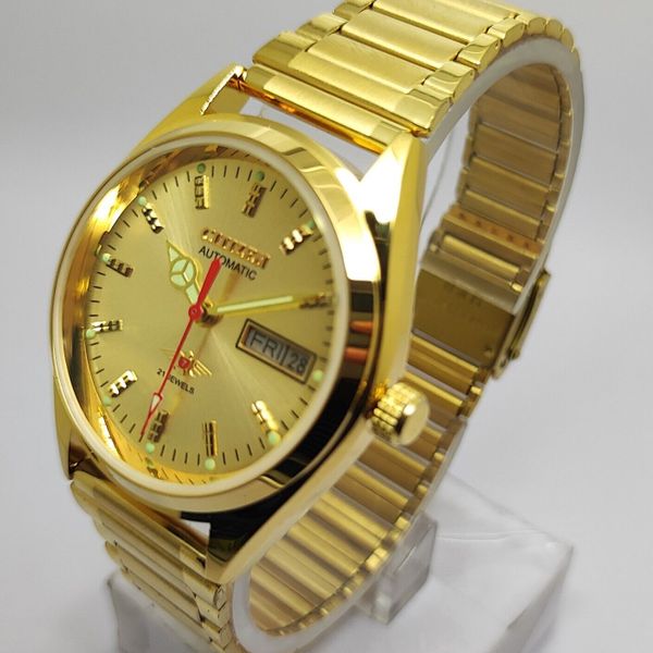 Citizen Automatic Gold Dial Vintage Day/Date Men's Wrist Watch Free ...