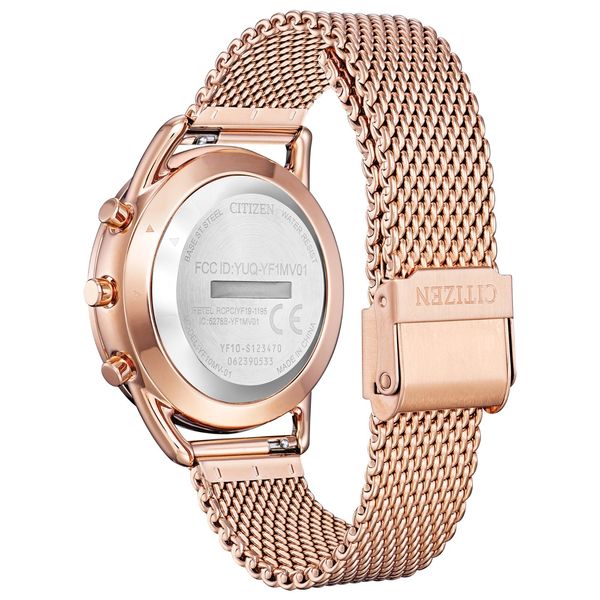 Citizen Women's Citizen Connected Quartz Pink Gold Watch 36MM HX0003 ...