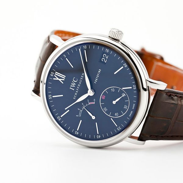 fsot - IWC Portofino - Hand Wound 8 Day - Black - IW510102 ( excellent ...