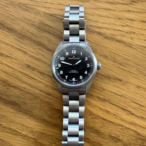 Hamilton X Engineered Garments Khaki Field Watch Automatic Titanium ...