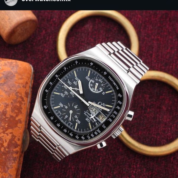 VINTAGE OMEGA SPEEDMASTER MARK V AUTOMATIC TV SCREEN CHRONOGRAPH CAL ...