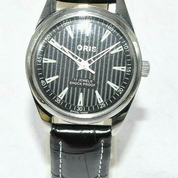 Vintage ORIS Swiss 17 Jewel Hand Winding Shock Proof Men's Beautiful Wrist Watch | WatchCharts ...