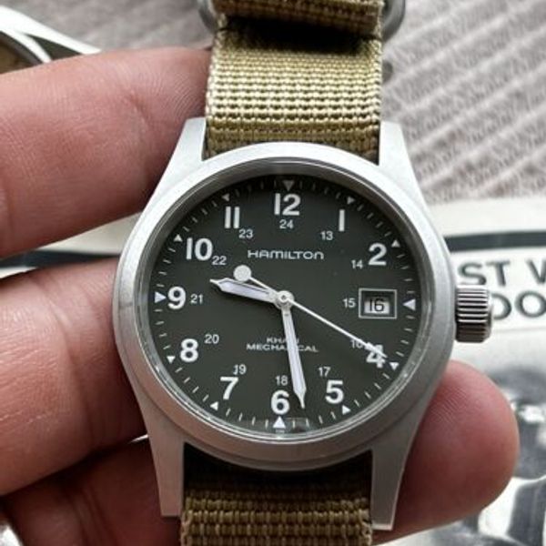 Hamilton Khaki Field Watch Manual Wind Ref: H694190 | WatchCharts ...