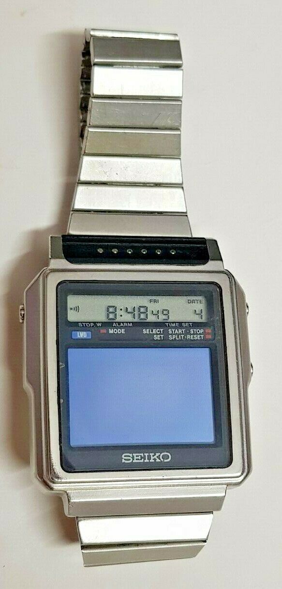 1980s SEIKO JAMES BOND TELEVISION SCREEN T001-5019 watch Working ...