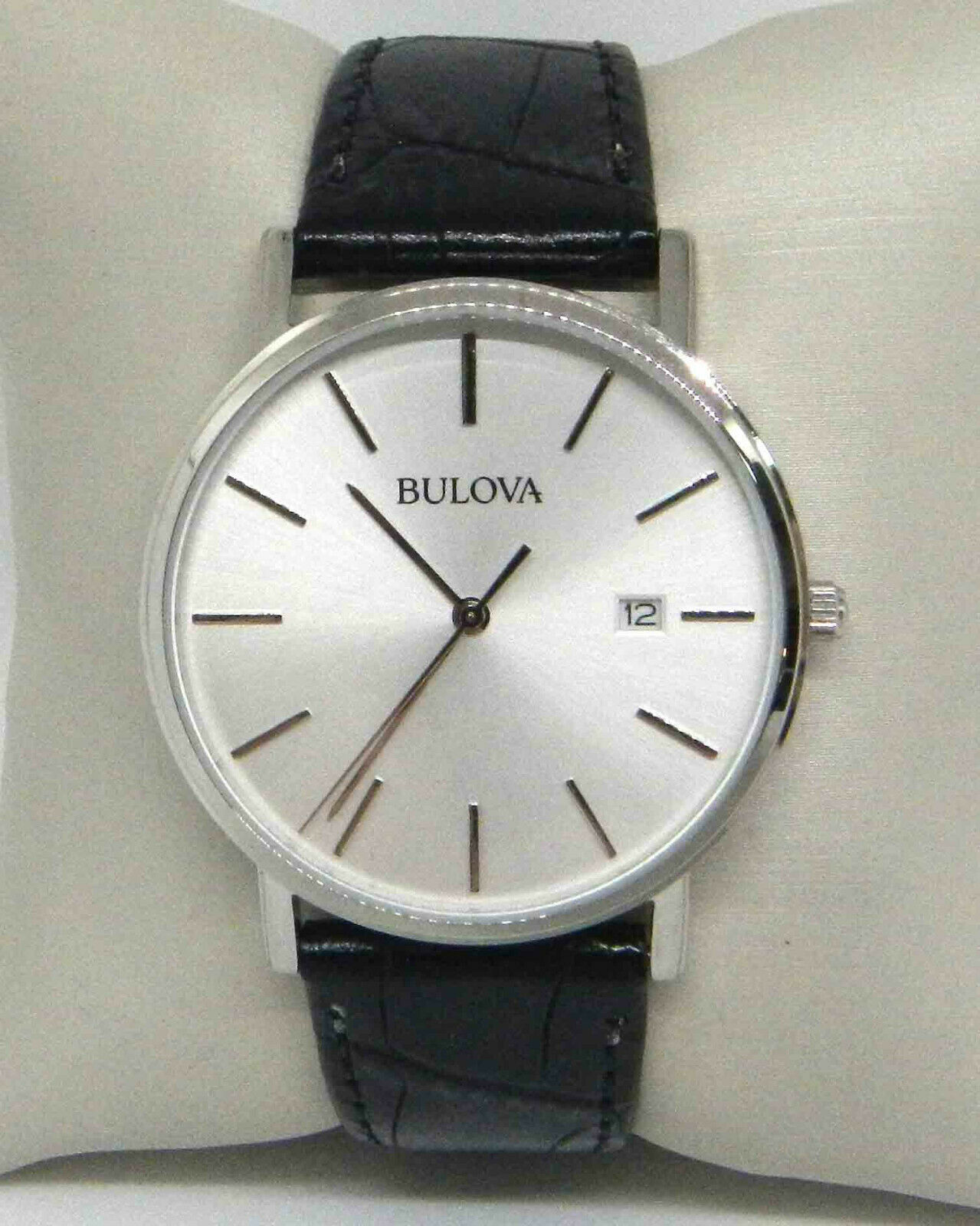BULOVA CORPORATE SILVER DIAL MEN'S WATCH 96B104 $195.00 | WatchCharts