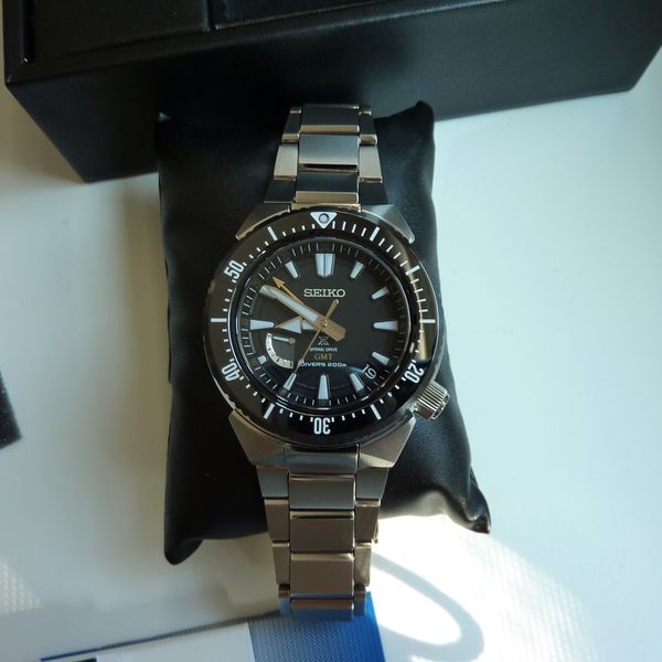 FS: Seiko Prospex SBDB017 TRANSOCEAN Spring Drive GMT Titanium ...