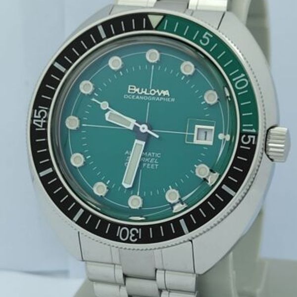 bulova mens oceangrapher devil diver automatic watch 96B322 ...