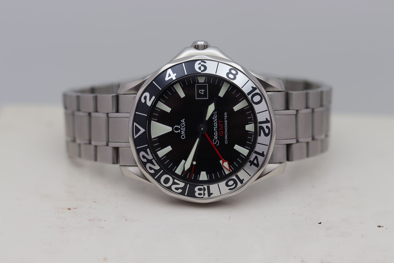 SOLD Omega Seamaster Pro SMP 300M GMT 50th Anniversary 2234.50 Full ...