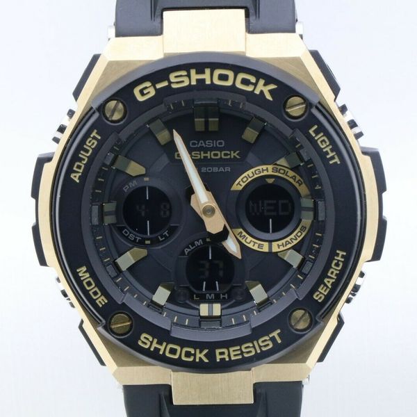 Casio G-Shock Big Face Tough Solar Watch Steel Bezel Resin Band GST-S100G | WatchCharts