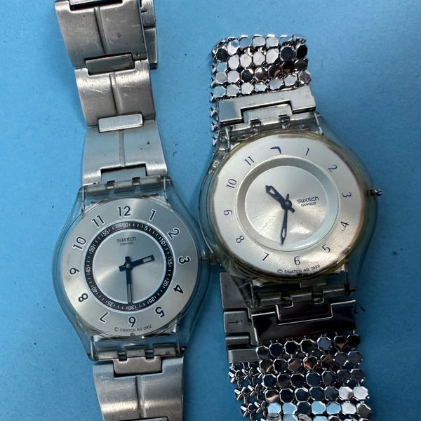 LOT OF TWO SWATCH ULTRA THIN SWISS MADE WATCH 33MM | WatchCharts ...