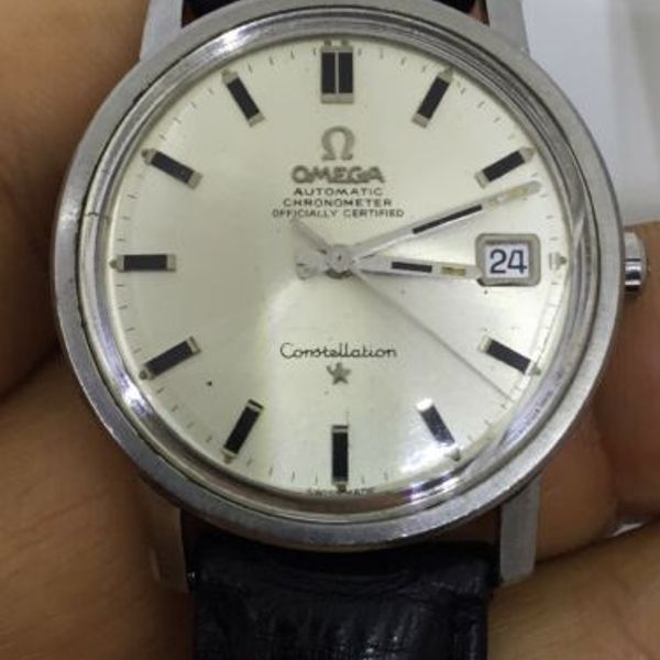 Omega Constellation Stainless Steel Automatic Chronometer Date Watch ...