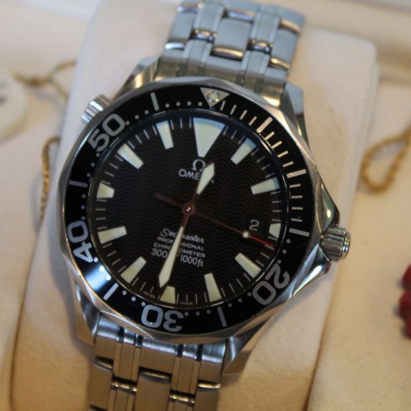 Omega Seamaster Pro 300M SMP 2054.50 Black Wave Sword Hand 41mm Auto ...