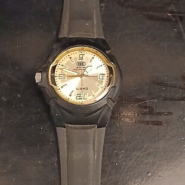 Casio analog night glo dial 10 year battery watch | WatchCharts Marketplace