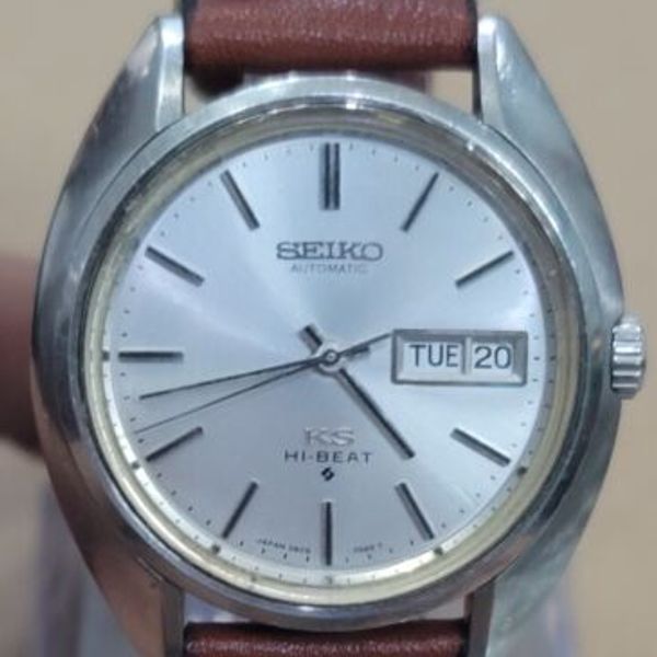 1971S VINTAGE KING SEIKO KS 5626 HI BEAT 28800BPH AUTOMATIC 25J SS MENS WATCH | WatchCharts ...