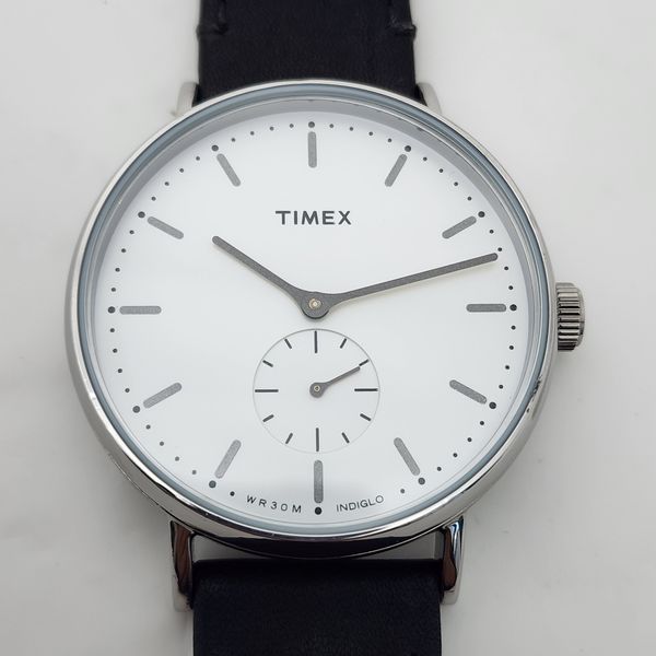Timex Indiglo Black WR 30M QUARTZ Analog Men's Classic Watch ...