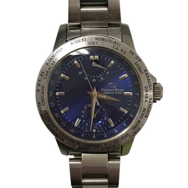 Orient Star World Time Automatic Men's Watch 38mm Vintage Used | WatchCharts Marketplace