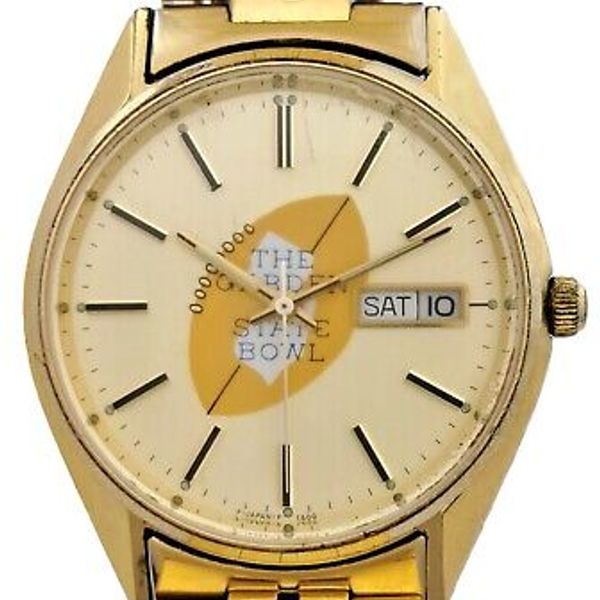 The Garden State Bowl Day Date Mens Unisex Citizen Vintage Wrist Watch ...