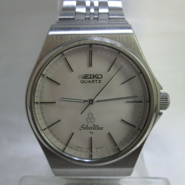 SEIKO 7121-7010 SILVERWAVE STAINLESS STEEL QUARTZ MENS WATCH ...