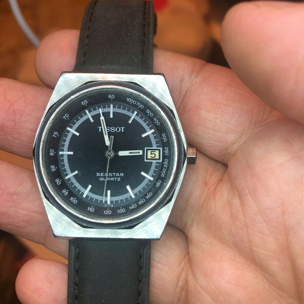 Vintage TISSOT SEASTAR Quartz Hexagonal Watch w/Date | WatchCharts ...