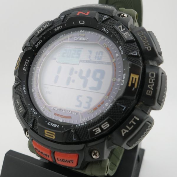 Casio Pro Trek Triple Sensor Digital Watch - PRG-240 / PRG240-3 ...
