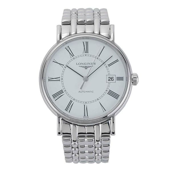Longines Presence Mens watch L49214116 Box & Papers White Dial ...