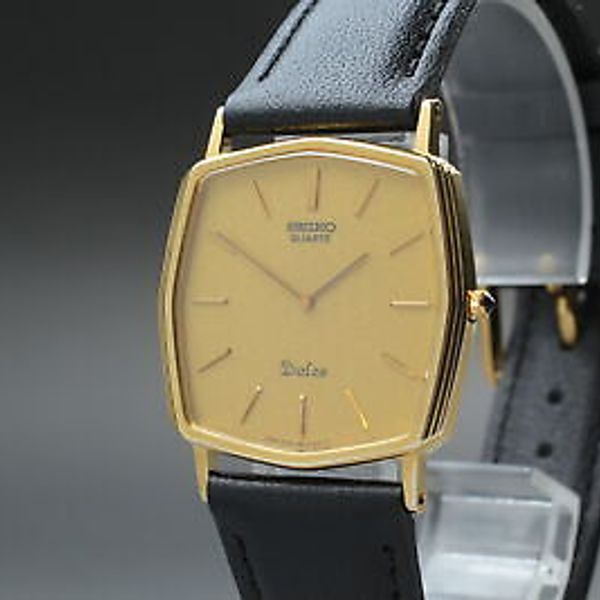 [Near MINT]Vintage SEIKO DOLCE 6730-5520 Quartz Octagon Gold Men's From JAPAN | WatchCharts ...