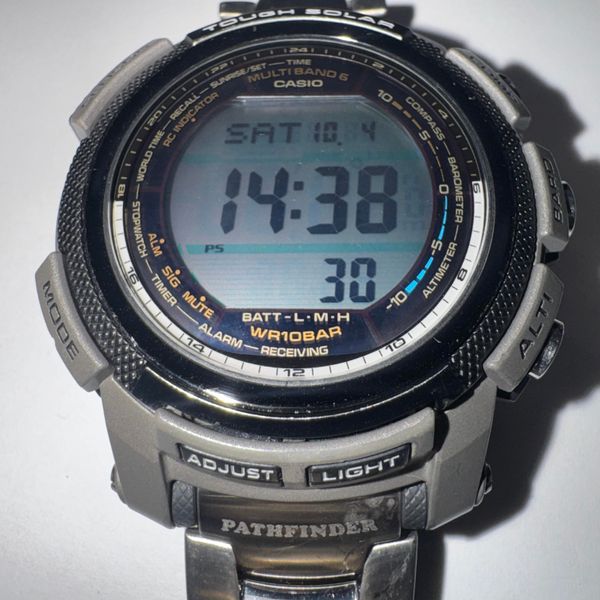[WTS] Casio Pathfinder PAW-2000T on Titanium Bracelet - Used, watch ...