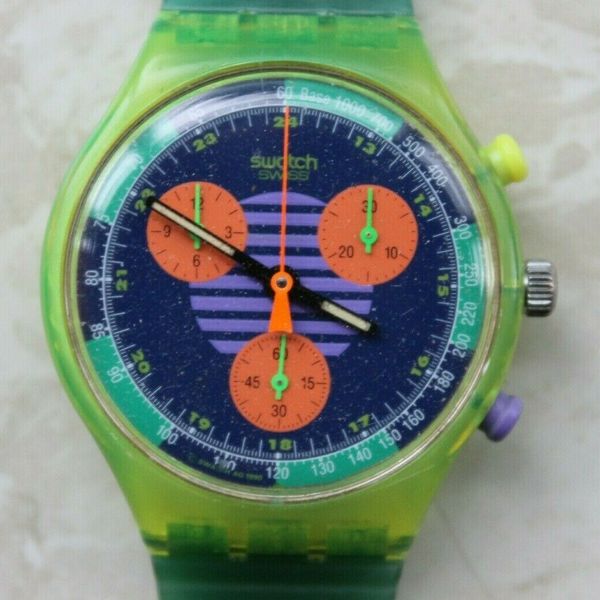 SWATCH CHRONOGRAPH SCJ100 - NEO WAVE / AG1990 - VINTAGE | WatchCharts ...